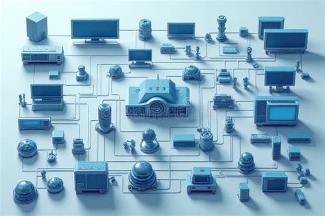Smart Home Iot And Connected Devices Stock Illustration Illustration Of Automation Wireless