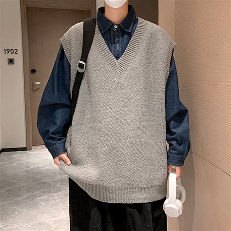 남성 2컬러 데일리 니트 조끼 베스트 Is Bt20 온채널