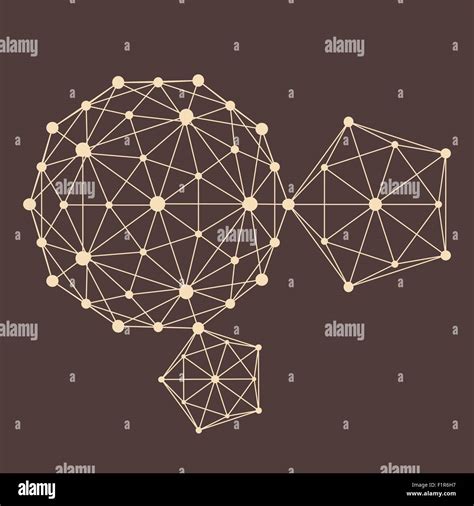 3d Molecule Structure Background Graphic Design Vector Illustration