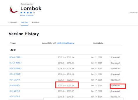 解决：idea2021安装lombok插件不兼容问题，plugin xxxx is incompatible lombok版本怎么更换 csdn博客