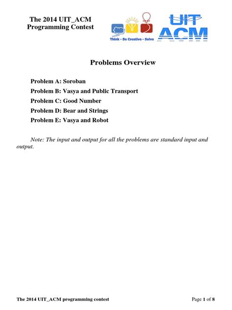 Problems Overview Final Pdf String Computer Science Areas Of Computer Science