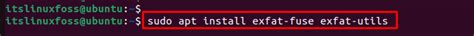 How To Mount An ExFAT Drive On Ubuntu Linux Its Linux FOSS