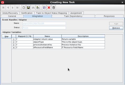 Oracle Stack Flat File Connector Process Definition And Process Tasks