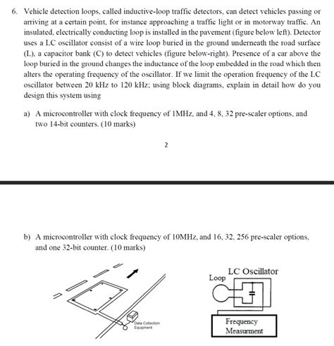 6 vehicle detection loops called inductive loop