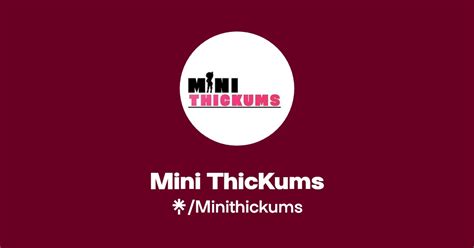 Mini Thickums Find Mini Thickums Onlyfans Linktree
