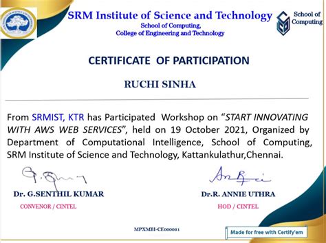 Ruchi Sinha On Linkedin Going Through This Workshop Gave Me A Sense Of What Aws Is And Probably A…