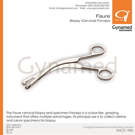 Gynamed Biopsy Cervical Forceps Gynamed