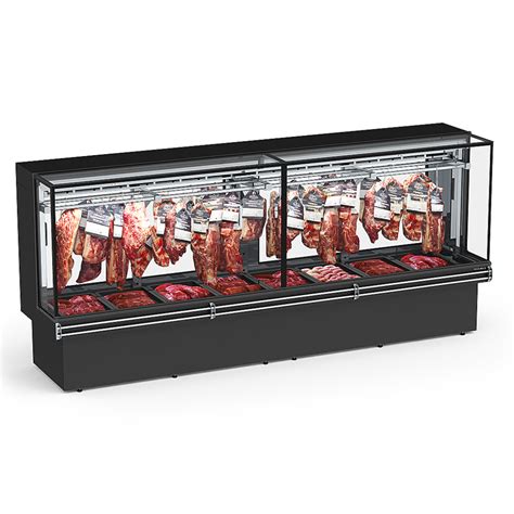 Expositor De Carne Refrimate Vanguard 300cm Preto 220v