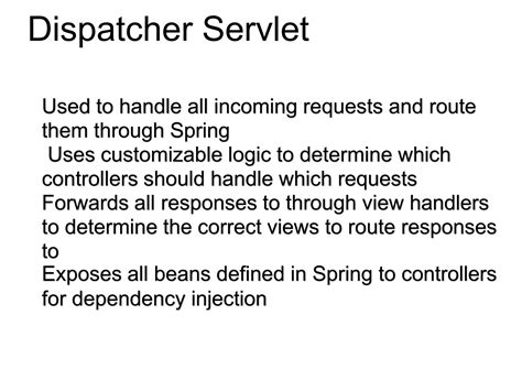 Spring Mvc Framework Features And Concepts Ppt