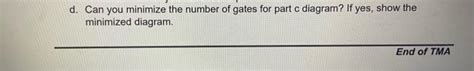solved d can you minimize the number of gates for part c