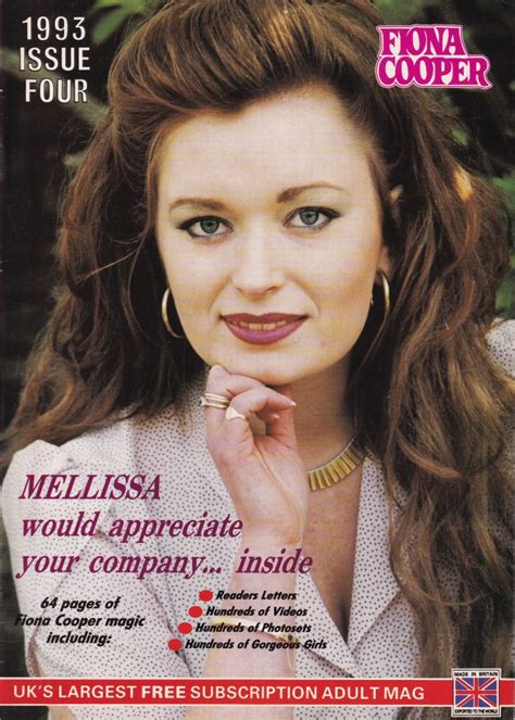 Fiona Cooper Issue 4 1993 Magazine For Sale