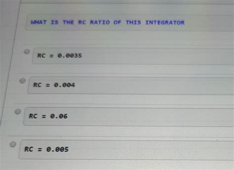 Solved An Integrator To Produce A Changing Output Voltage By Chegg Com
