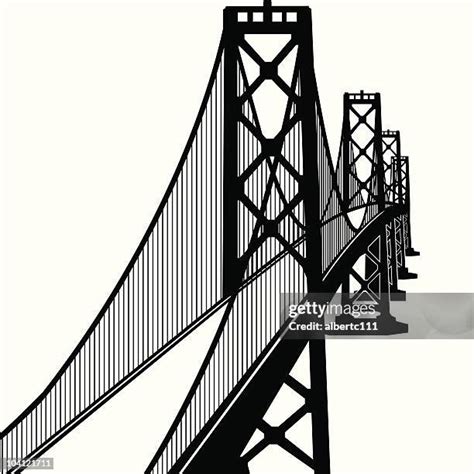 47 Bay Bridge Vector High Res Illustrations Getty Images