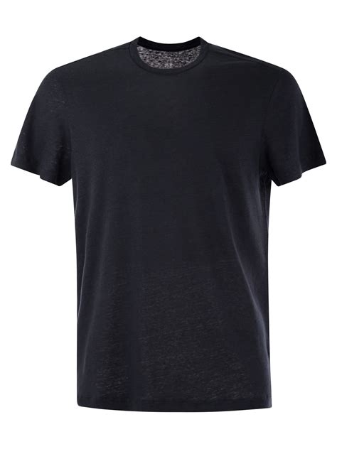 Majestic Linen Crew Neck T Shirt Balardi