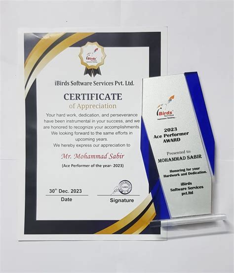 Mohd Sabir On Linkedin Grateful Aceperformer2023