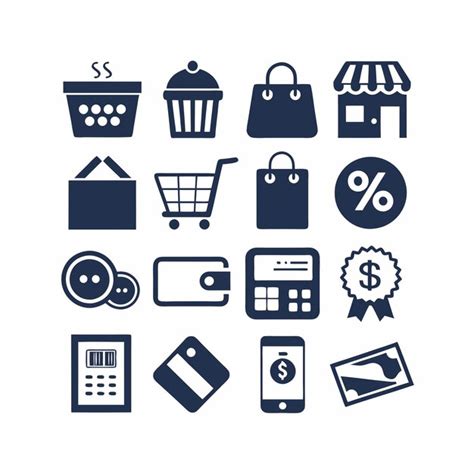 Set Of Ecommerce Icons Premium Ai Generated Vector