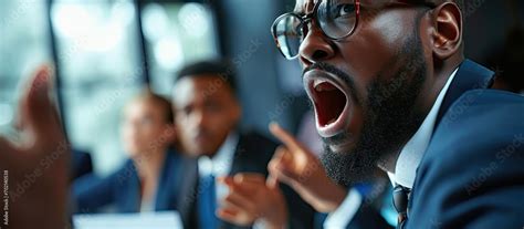 Fired Fight And Angry Boss Is Frustrated With Employee And Upset