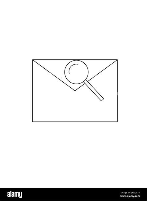 Closed Envelope Email Line Icon Testimonials And Customer Relationship Management Concept