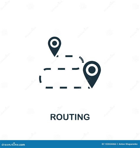 Routing Icon Premium Style Design From Public Transport Icon Collection Ui And Ux Pixel