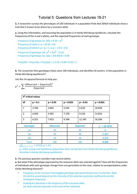 Tutorial 5 Answers GEGE 2001 Tutorial Tutorial 5 Questions From Lectures 18 1 A