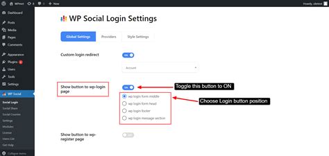 How To Configure Wordpress Login With Social Media Using Wp Social