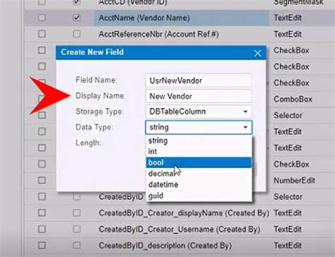 Add A New Data Field To A Form In An Acumatica Screen Crestwood