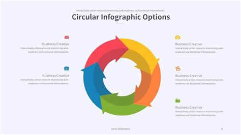 Colorful Circle With Arrows Google Slide Theme And Powerpoint Template Slidedocs