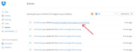 How To Find And Restore Deleted Files In Dropbox Tip DotTech
