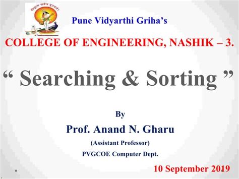 Unit 6 Dsa Searching And Sorting Pdf
