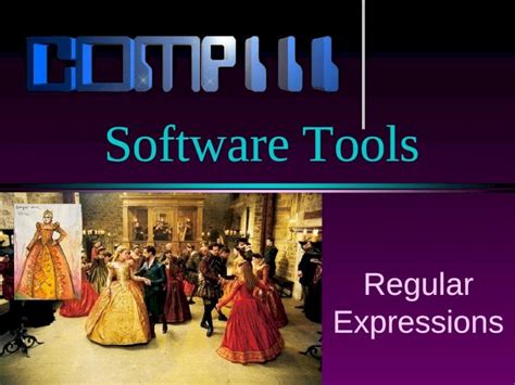 ppt regular expressions software tools slide 2 what is a regular