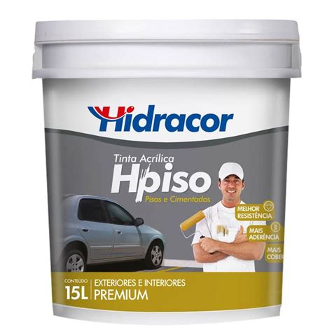 Tinta Piso Azul 15l Hidracor Mercante Distribuidora