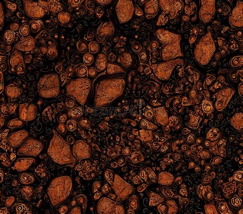 Fiery Ember Texture Seamless Pattern Background For Design Projects