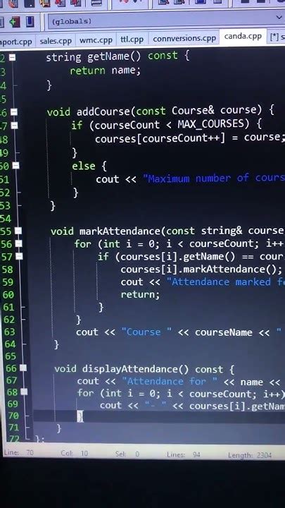 C Attendance Coding Cpp Cppprogram Cplusplus Programming Code