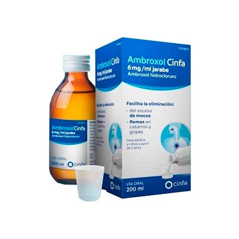 Ambroxol Cinfa 6 Mg Ml Jarabe 200ml