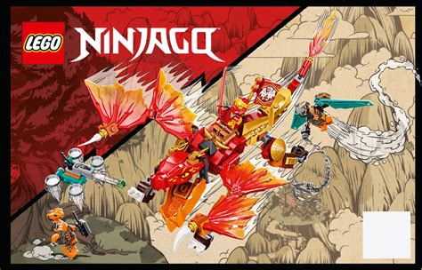Manual De Uso Lego Set Ninjago Drag N Del Fuego Evo De Kai