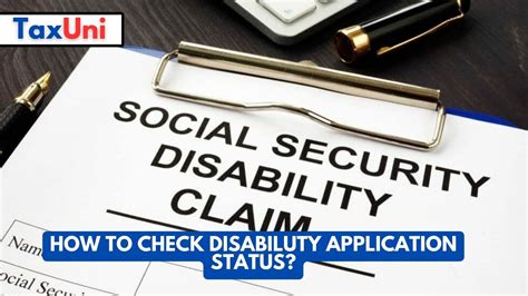 How To Check Disability Application Status