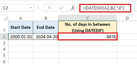 How To Calculate Days Between Dates In Excel MyExcelOnline