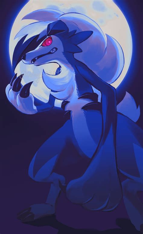 Lycanroc And Lycanroc Pokemon Drawn By Wing Wing Danbooru