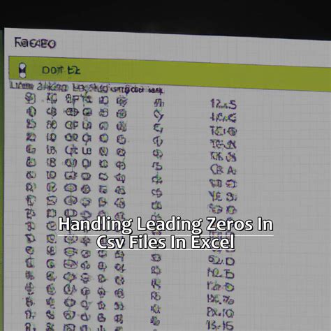 Handling Leading Zeros In Csv Files In Excel Anders Fogh