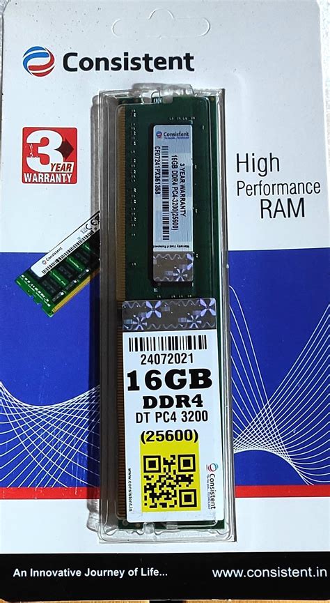 Buy Consistent 16gb Ddr4 Ram 3200mhz Desktop Ram Plug And Play No Additional