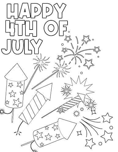4th Of July Coloring Pages Pdf Cenzerely Yours
