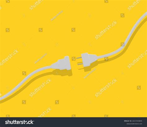 Electrical Socket Plug Concept Connection Disconnection Stock Vector Royalty Free 2217333655