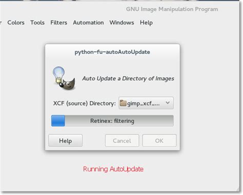 GIMP Automate Editing