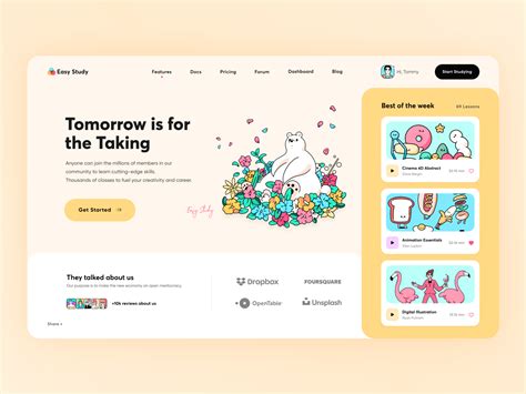 20 Design Concepts For Education On Web And Mobile