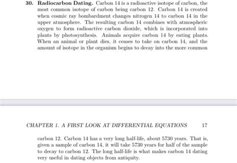 Solved 3 Radiocarbon Dating Carbon 14 Is A Radioactive