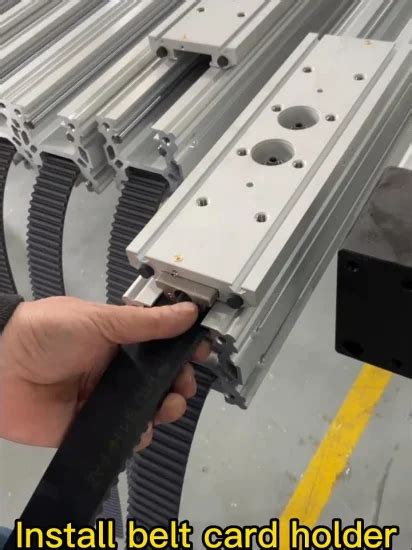 Ta64 Linear Module 125mm Ball Screw Belt Drive Linear Motion Guide Rail Module For Cnc Gantry