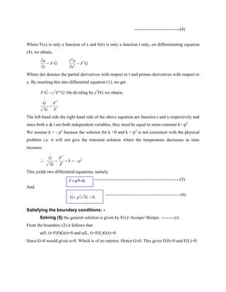 1 D Heat Equation DOCX