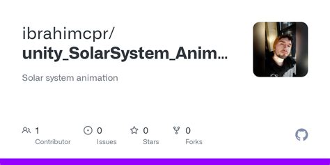 GitHub Ibrahimcpr Unity SolarSystem Animation Solar System Animation