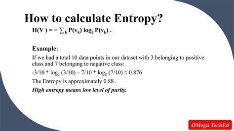 Entropy And Information Gain In Decision Tree Pptx