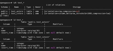 【opengauss mogdb列存表的delta表测试】 opengauss创建delta表 csdn博客